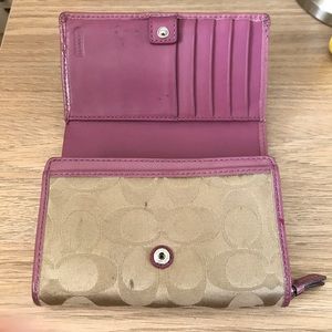 Coach | Accessories | Coach Logo Wallet Medium | Poshmark
